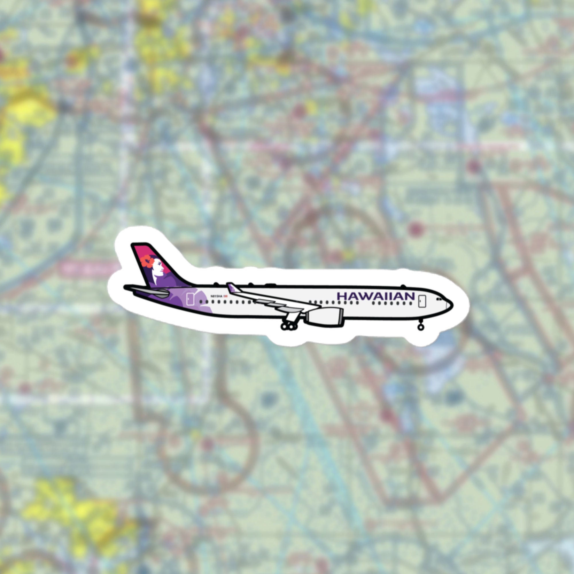 Hawaiian Airlines Airbus A330 Sticker Decal - Etsy
