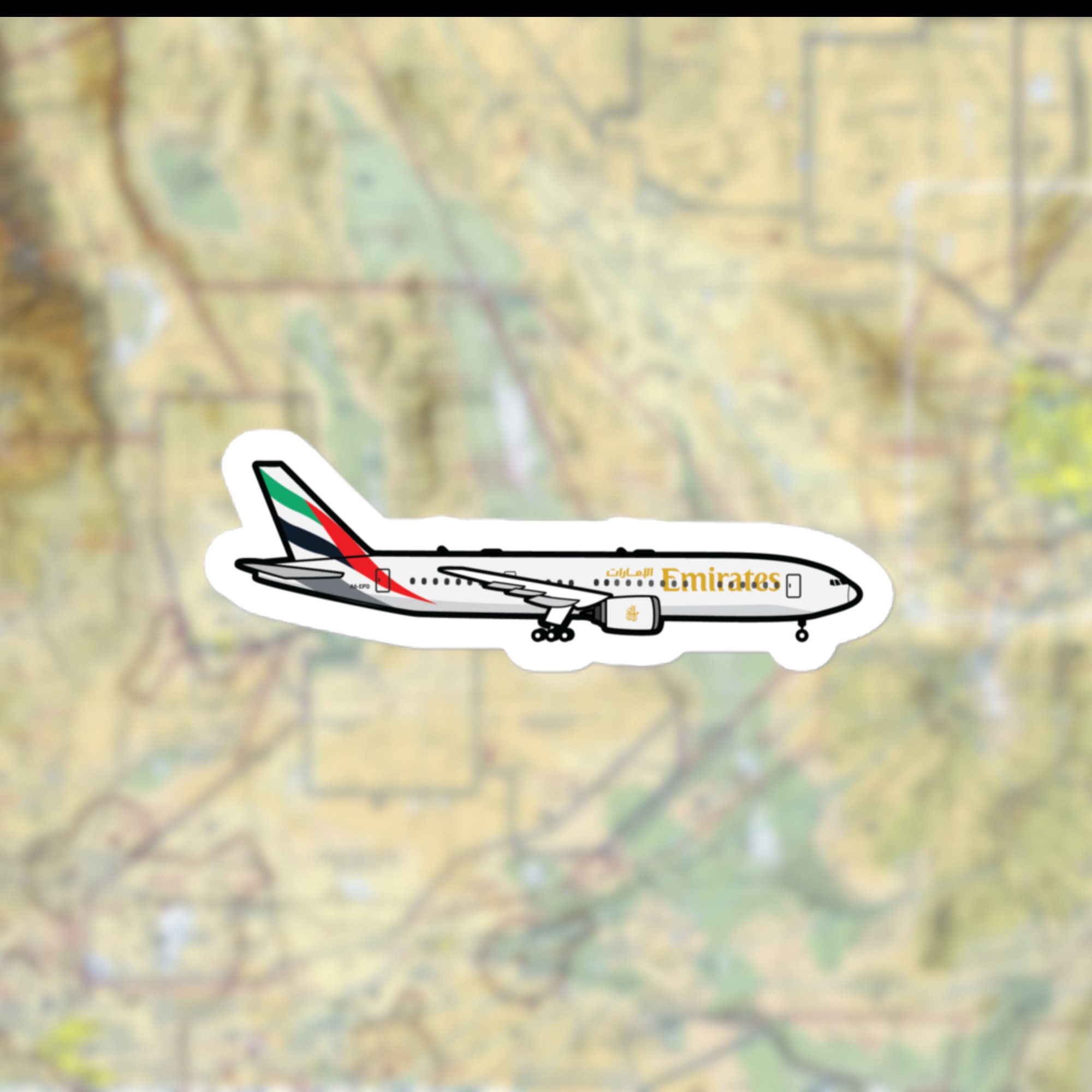 Emirates Boeing 777 Sticker Decal - Etsy