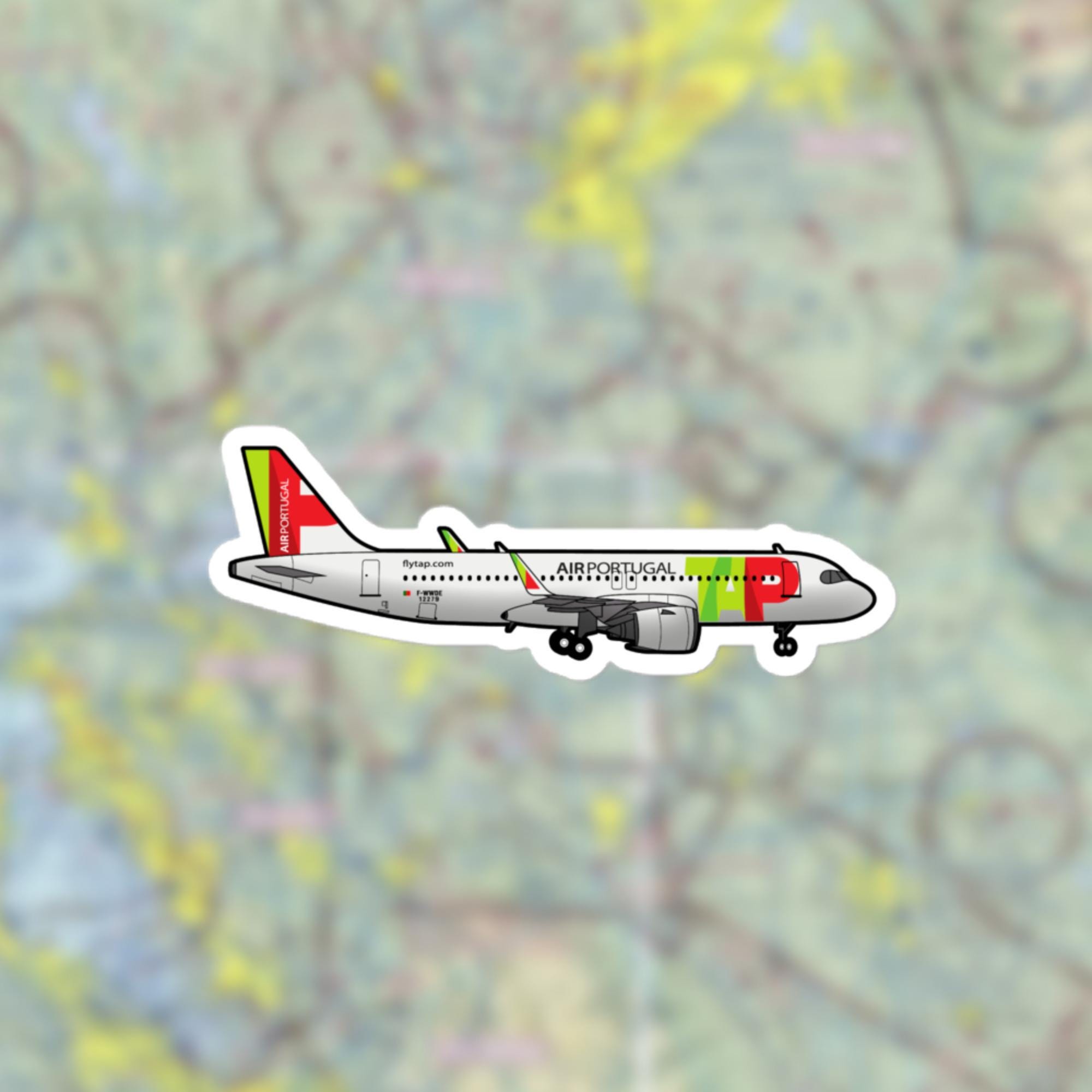 TAP Air Portugal Airbus A320 Neo Livery Vinyl Sticker Decal - Etsy ...