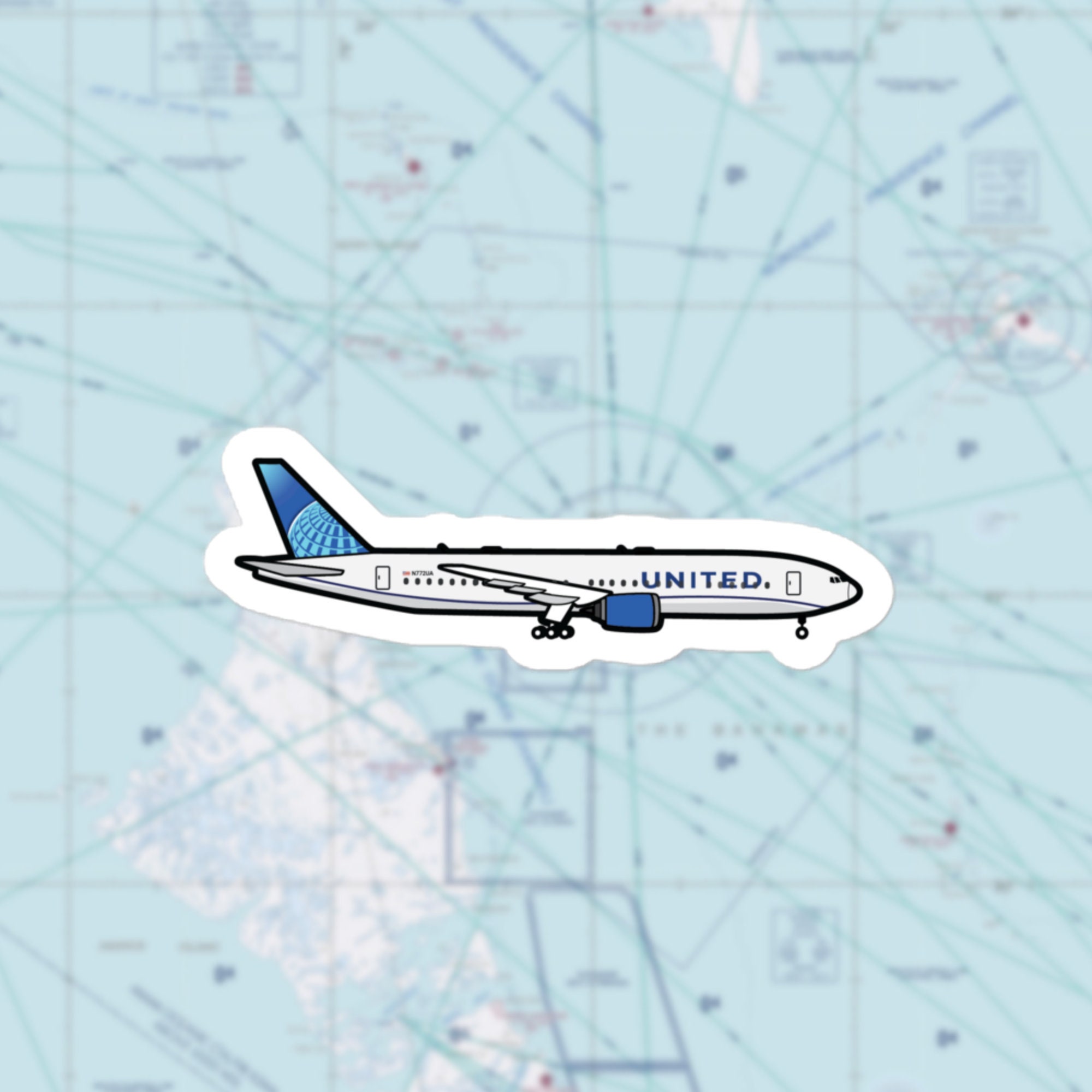 United Airlines Boeing 777 Sticker Decal - Etsy