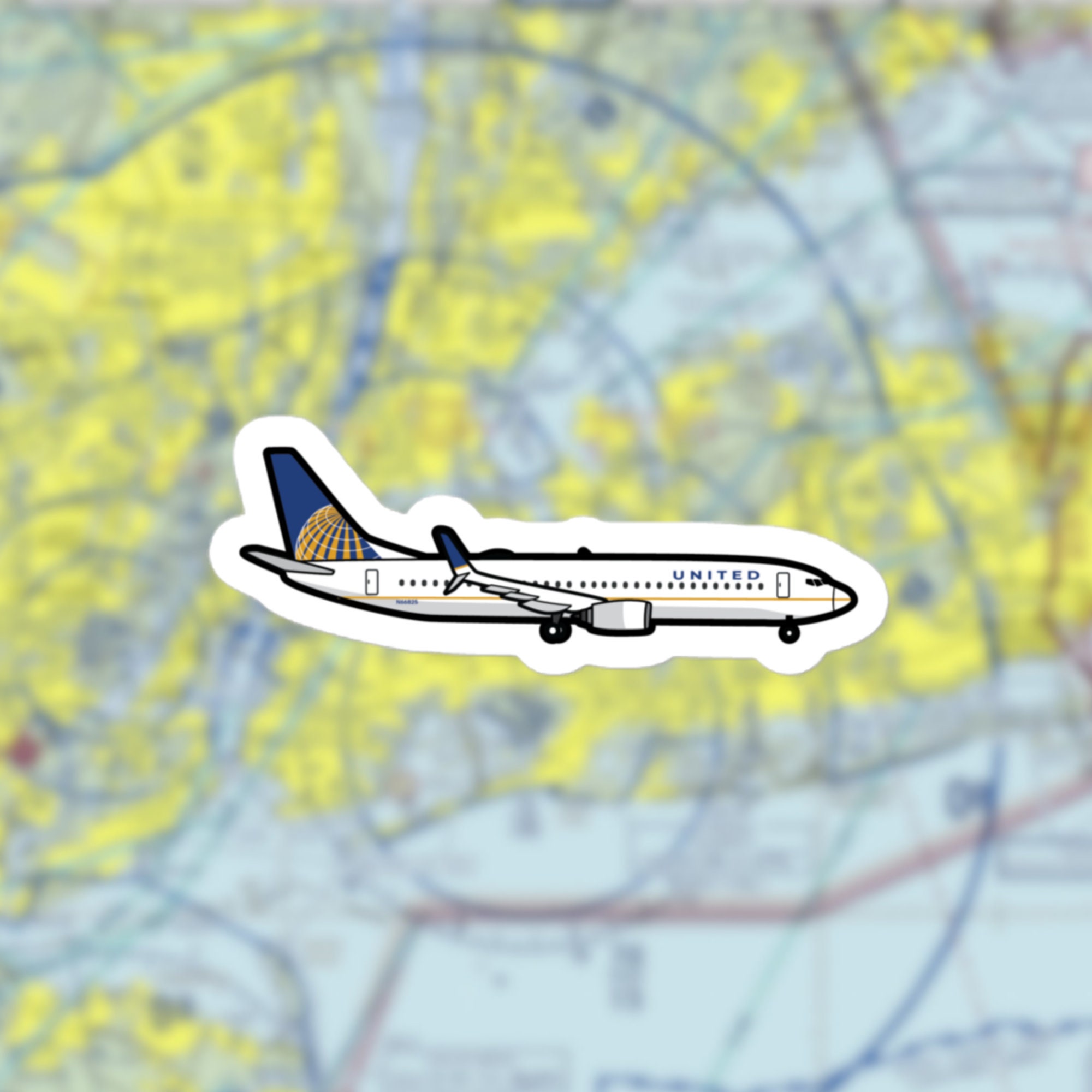 United Airlines Boeing 737 Sticker Decal - Etsy