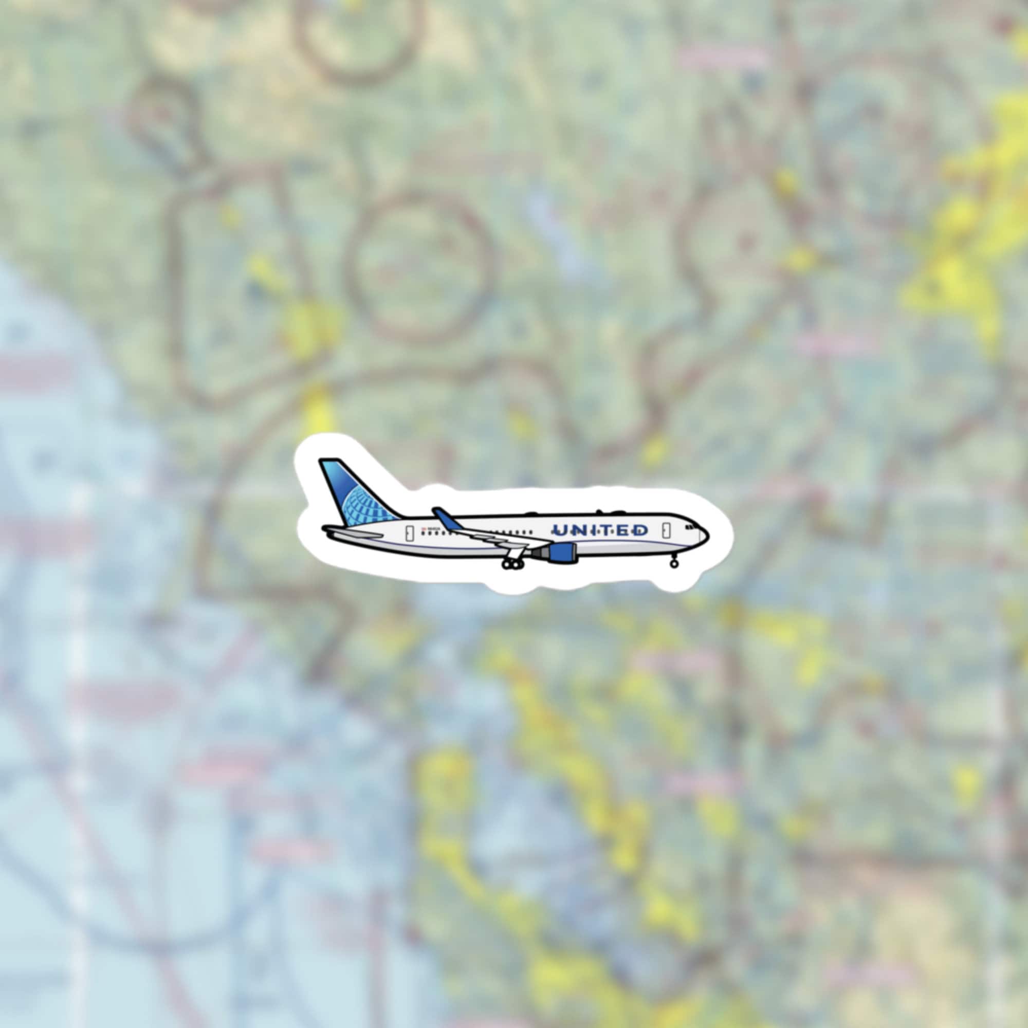 United Airlines Boeing 767 Sticker Decal - Etsy