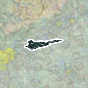 SR-71 Blackbird Decal - Iconic Spy Plane Vinyl Sticker for Aviation ...