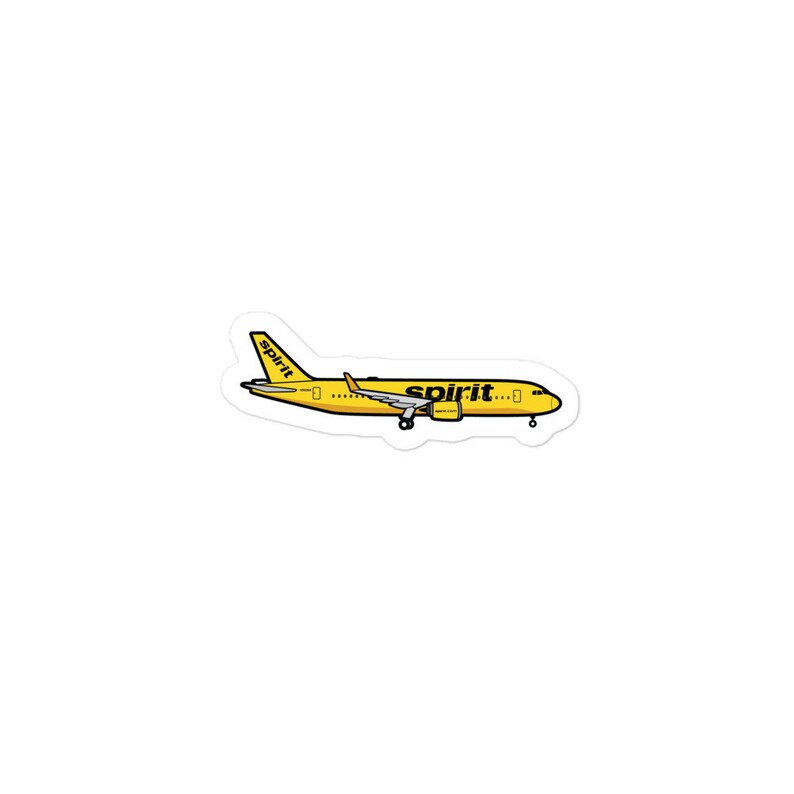 Spirit Airlines Airbus A320 Neo Sticker Decal - Etsy