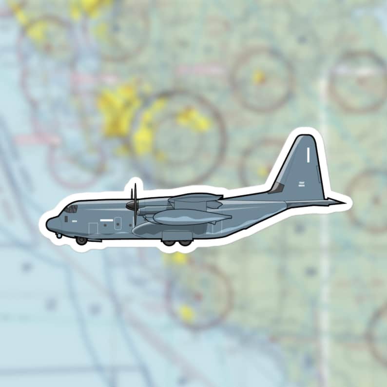 Lockheed Martin MC-130J Commando II Sticker – Precision Cut Military ...
