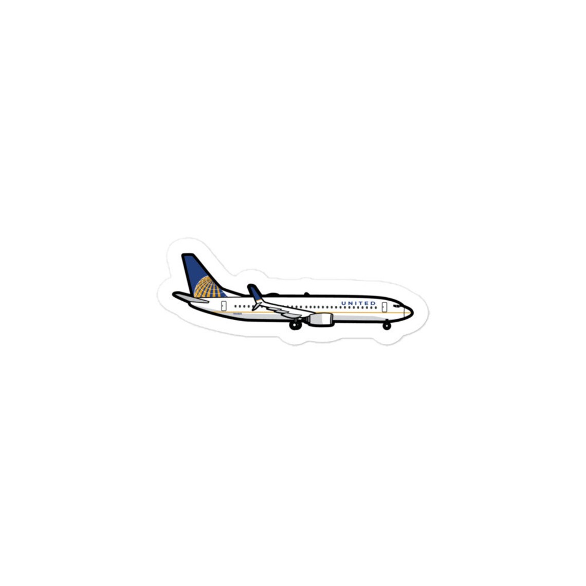 United Airlines Boeing 737 Sticker Decal - Etsy