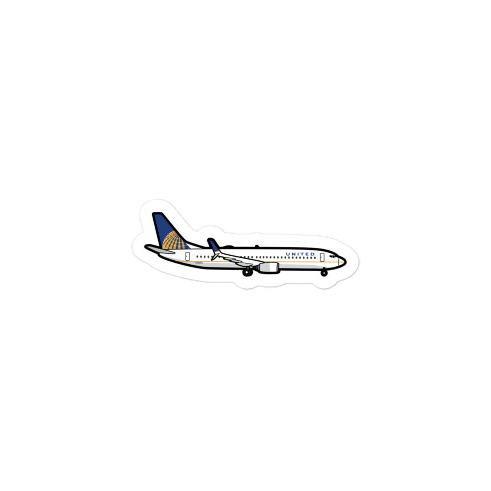 United Airlines Boeing 737 Sticker Decal - Etsy