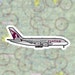 Qatar Airways Airbus A380 Sticker Decal - Etsy