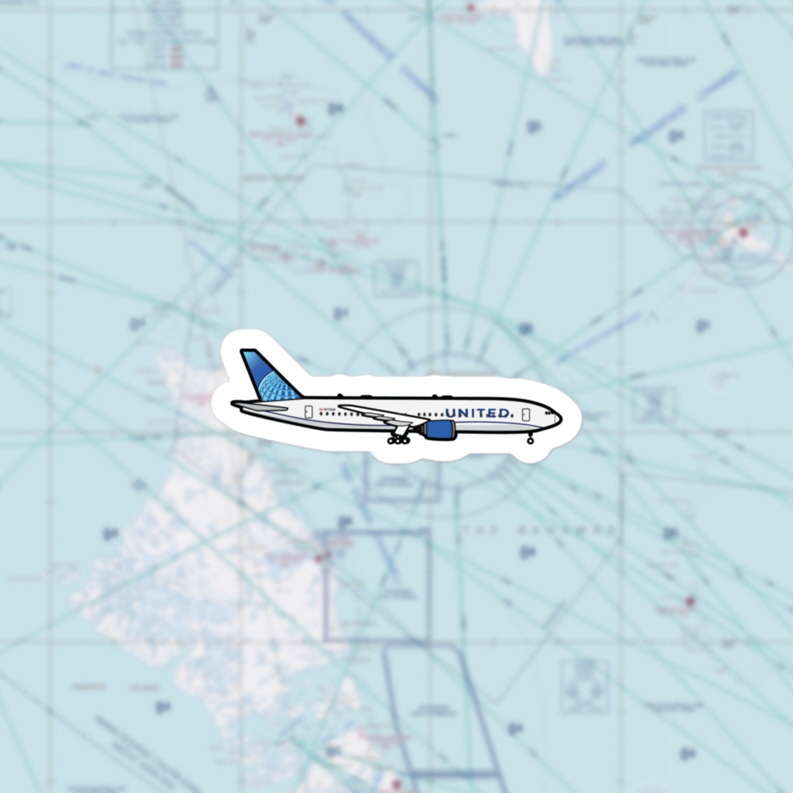 United Airlines Boeing 777 Sticker Decal - Etsy