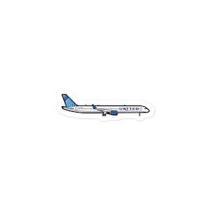 United Airlines Boeing 757 Sticker Decal - Etsy