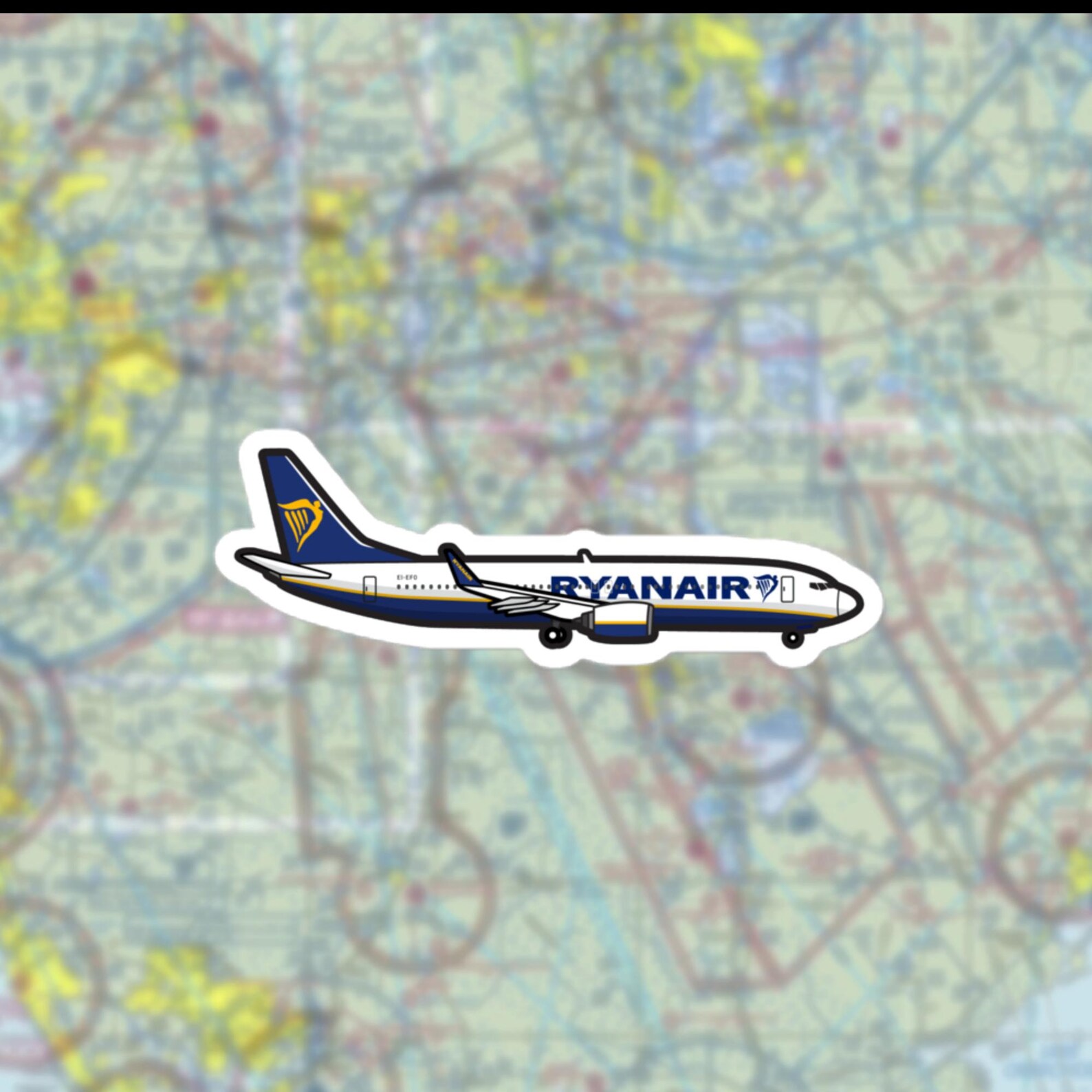 Ryanair Boeing 737 Decal - Etsy