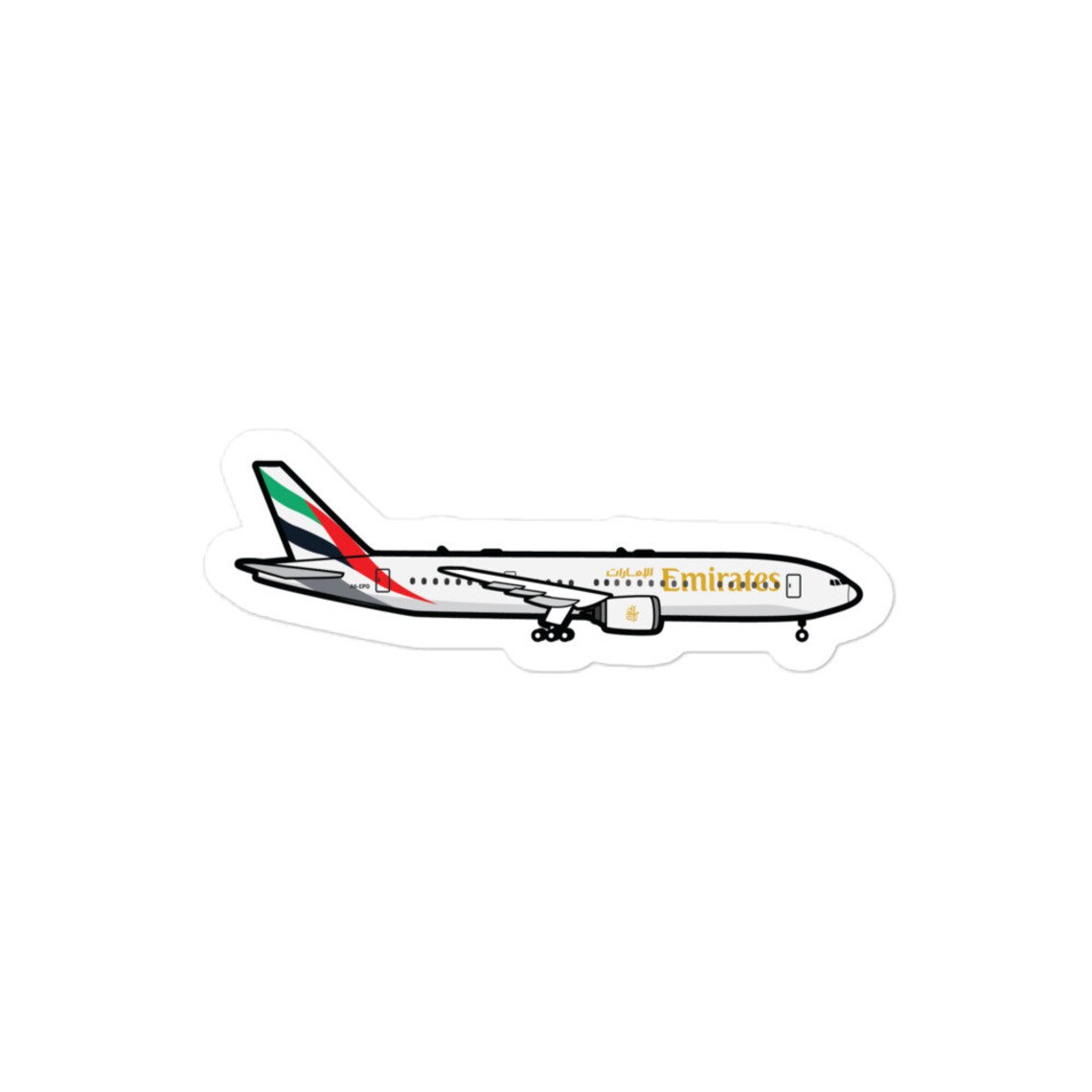 Emirates Boeing 777 Sticker Decal - Etsy