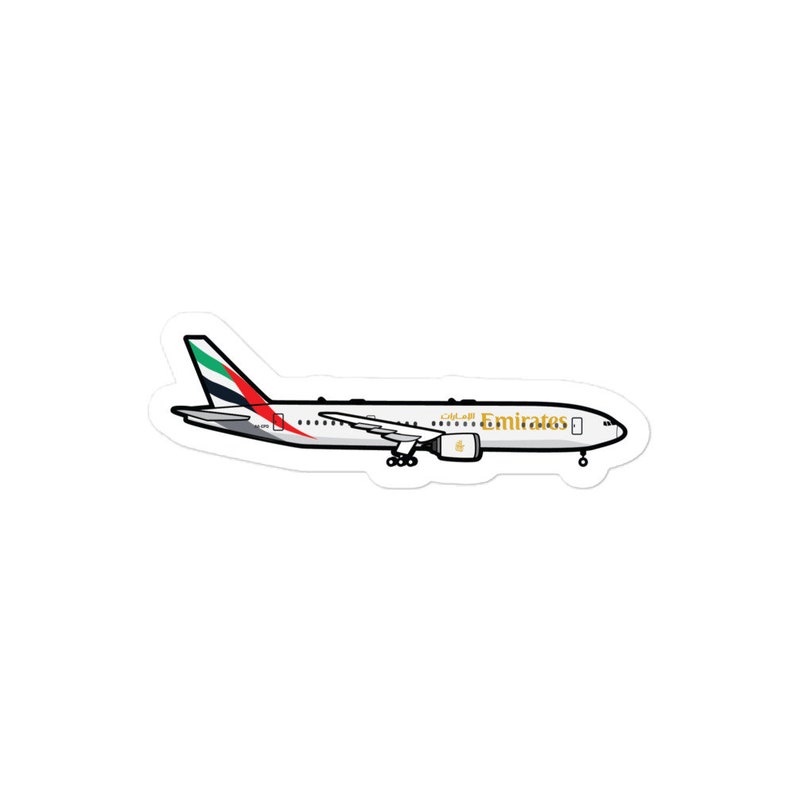 Emirates Boeing 777 Sticker Decal - Etsy