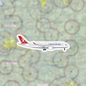 Turkish Airlines A350 Decal - Etsy