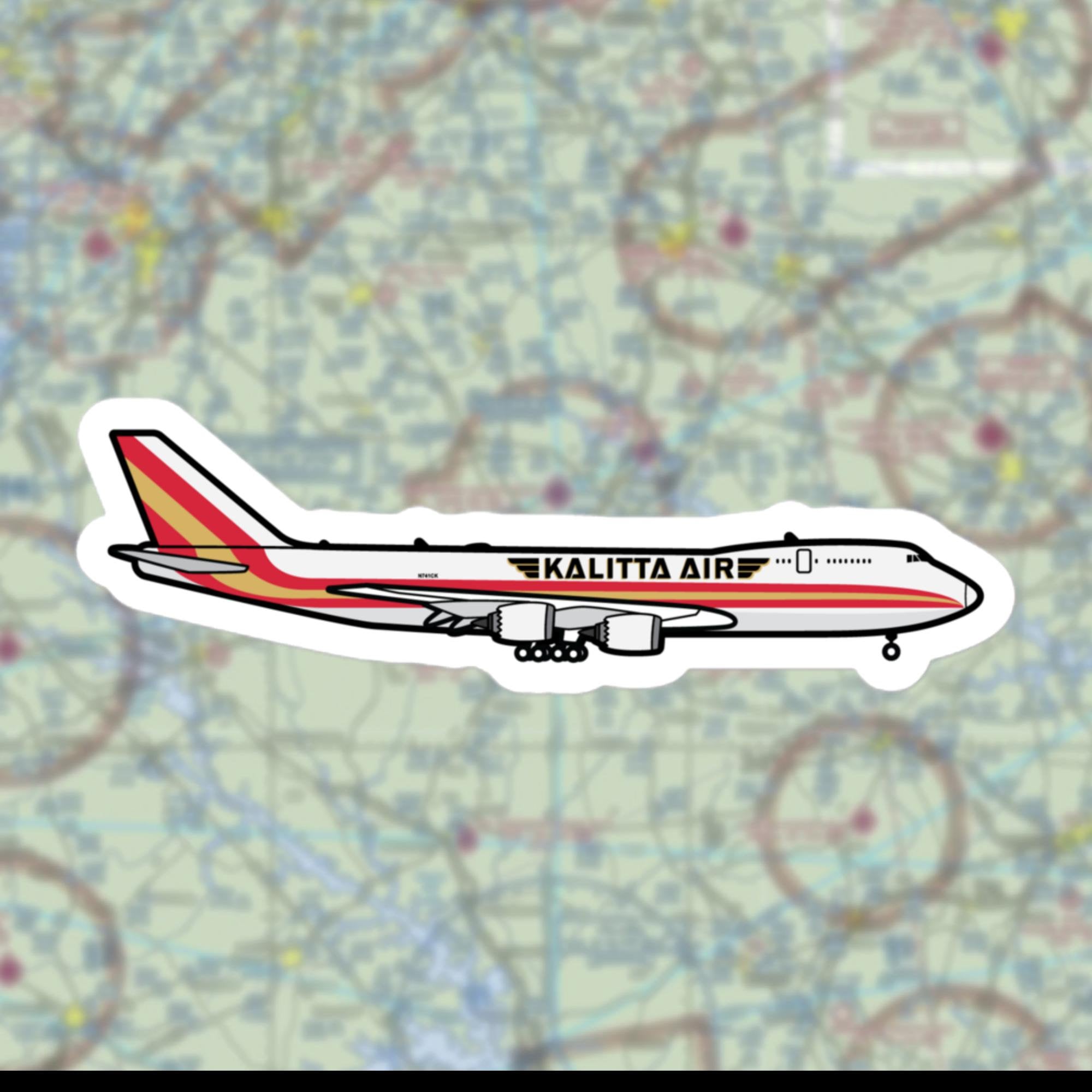 Kalitta Air Boeing 747 Cargo Aircraft Sticker - Etsy
