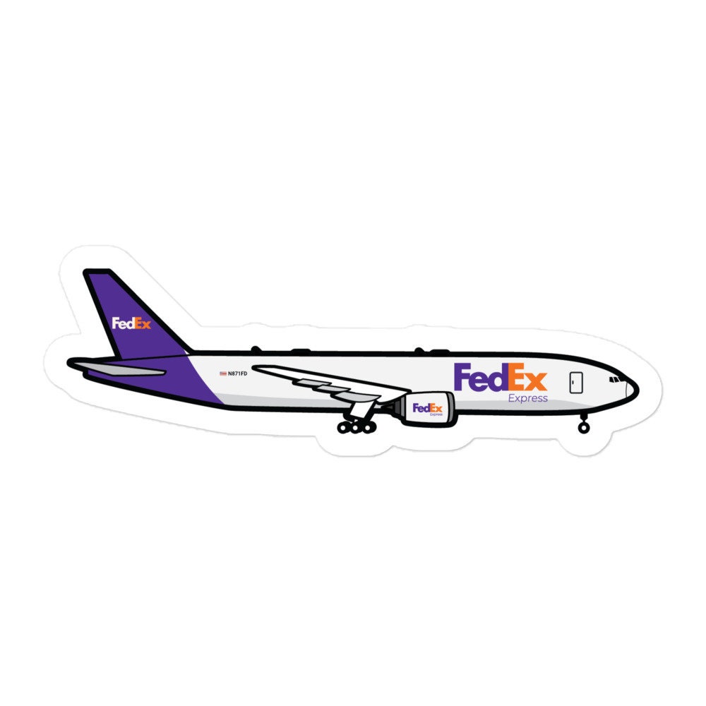 Fedex Boeing 777 Sticker Decal - Etsy