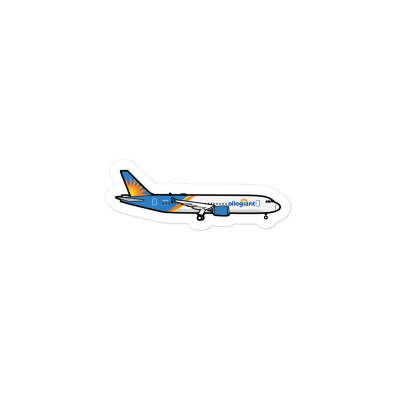 Allegiant Airlines A320 Stickers - Etsy