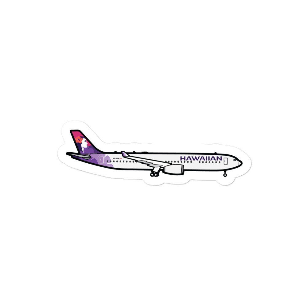 Hawaiian Airlines Airbus A330 Sticker Decal - Etsy
