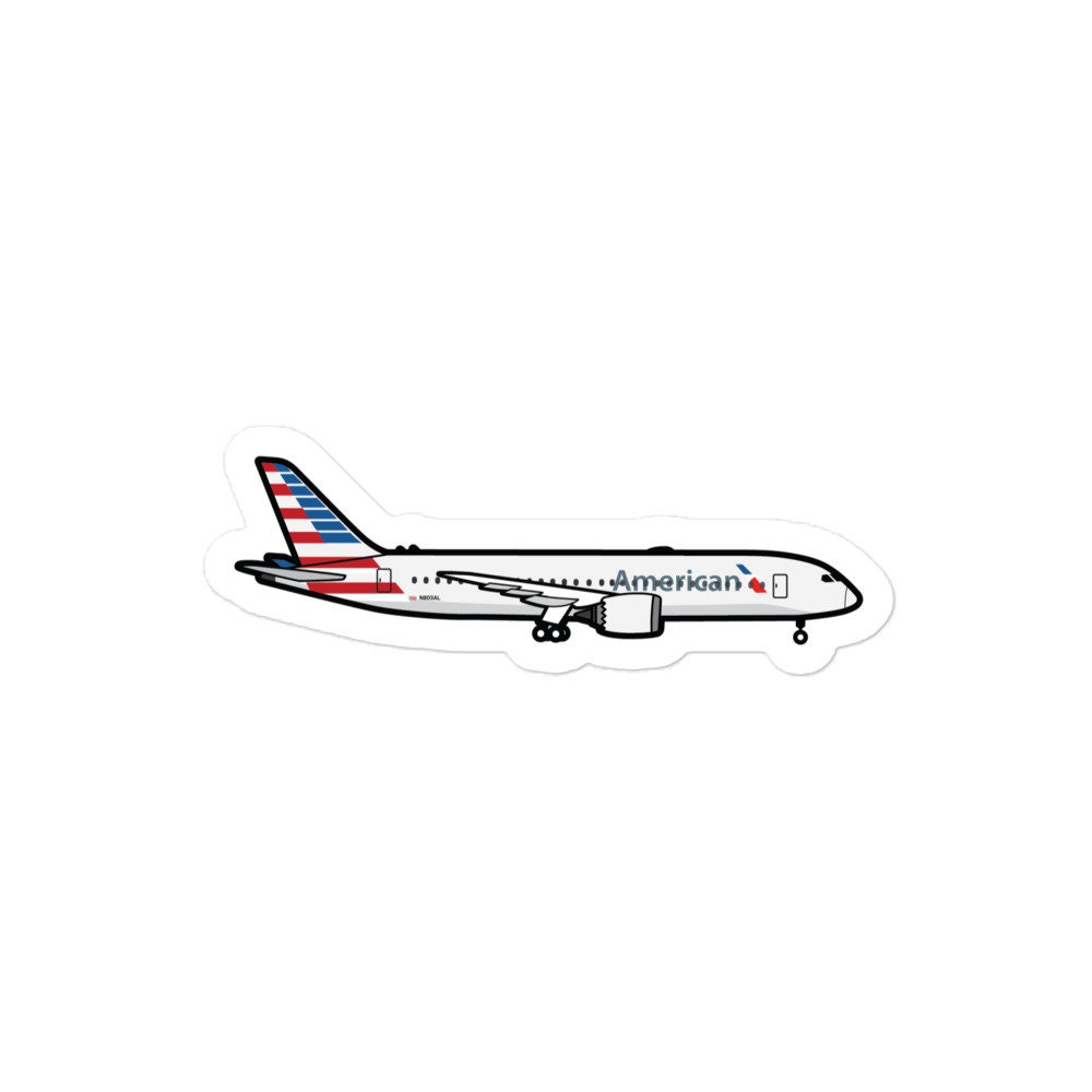 American Airlines Boeing 787 Sticker Decal - Etsy