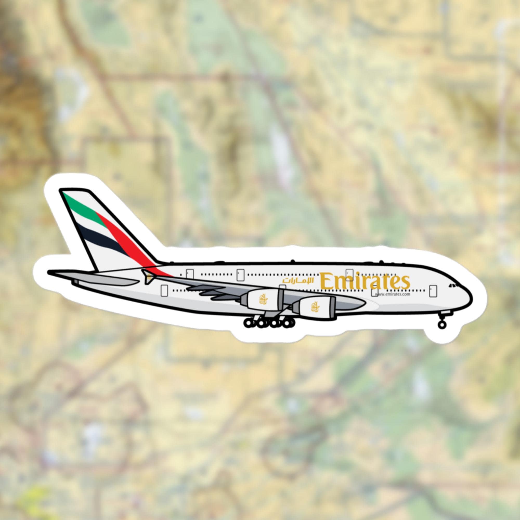 Emirates Airbus A380 - Etsy