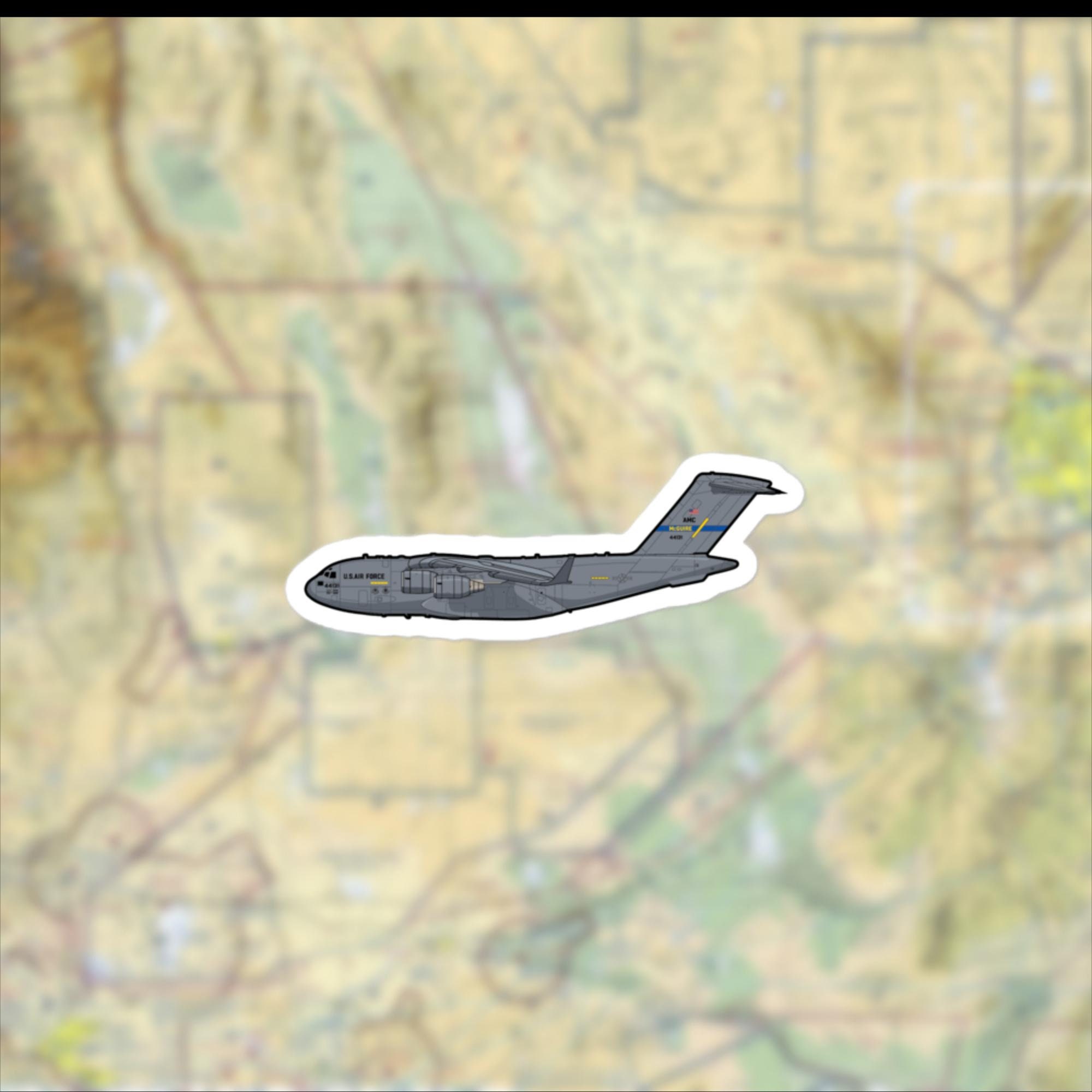 C-17 Globemaster III Mcguire AFB Decal - Durable Vinyl Military ...
