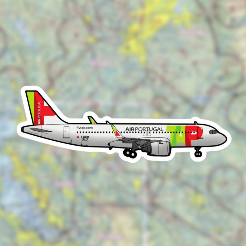 TAP Air Portugal Airbus A320 Neo Livery Vinyl Sticker Decal - Etsy ...
