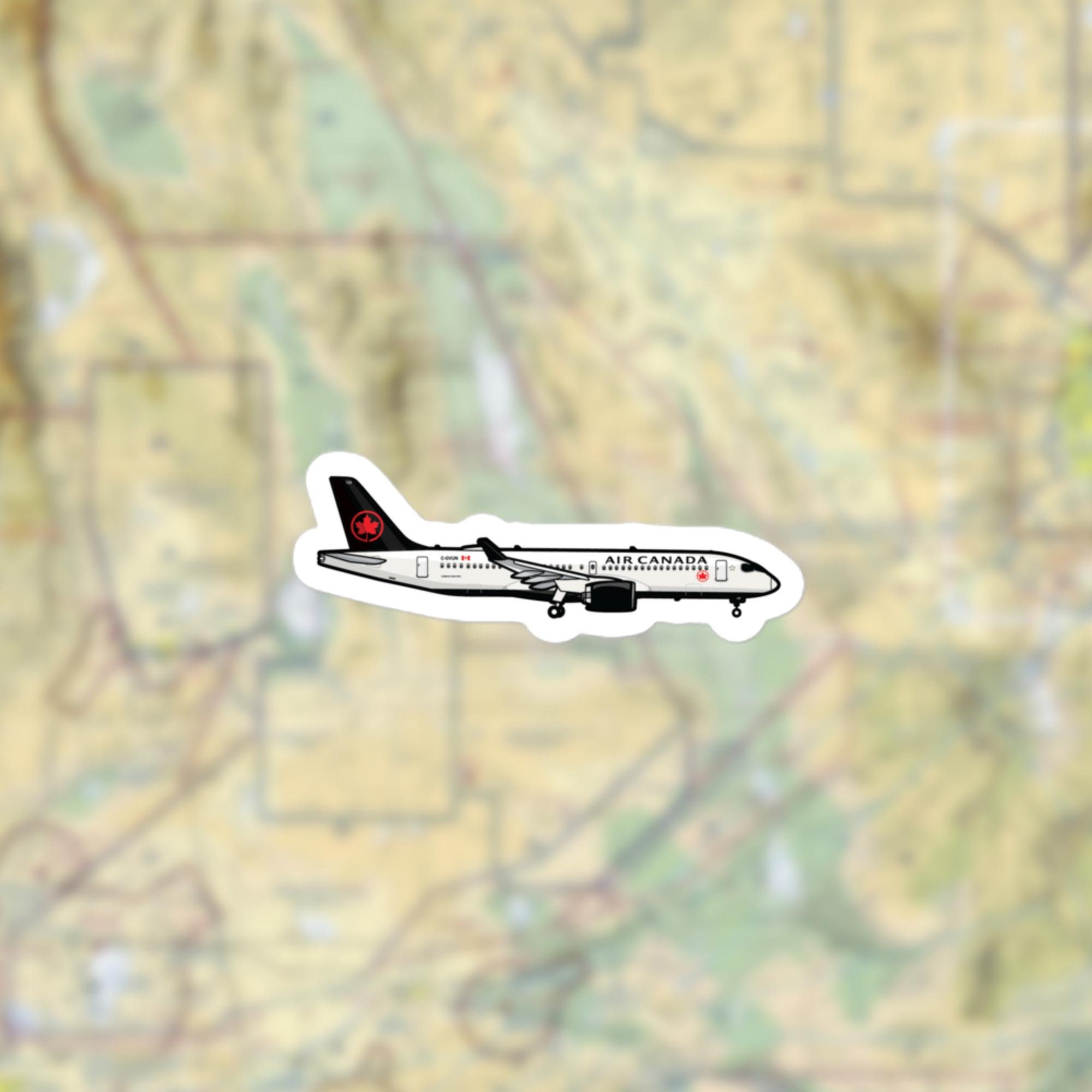 Air Canada Airbus A220 Sticker - Etsy