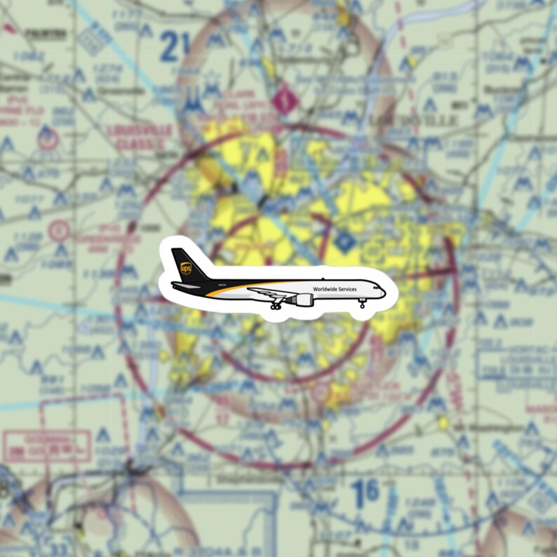 UPS Boeing 757 Cargo Plane Sticker Decal - Etsy