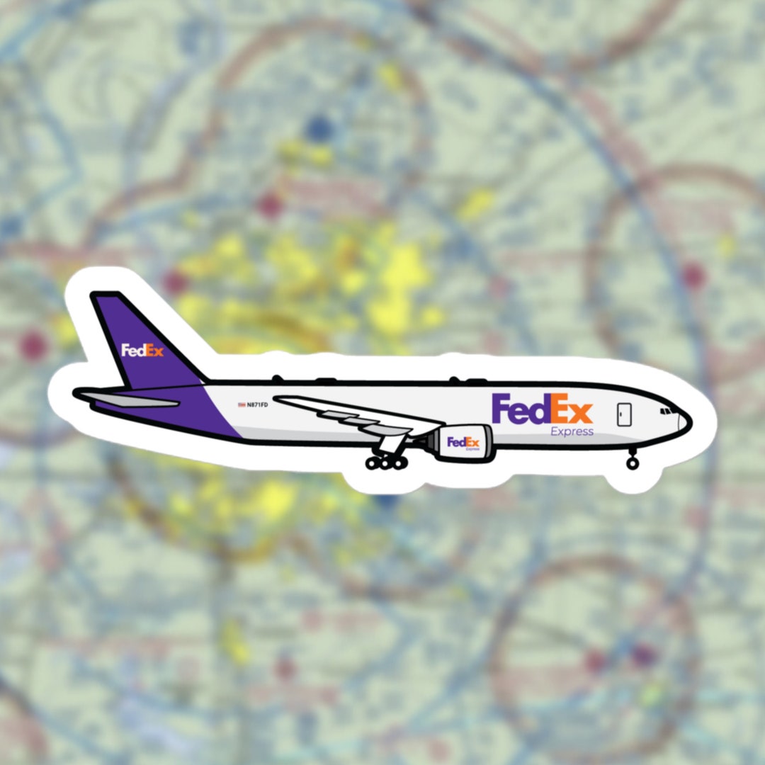 Fedex Boeing 777 Sticker Decal - Etsy