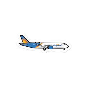 Allegiant Airlines A320 Stickers - Etsy
