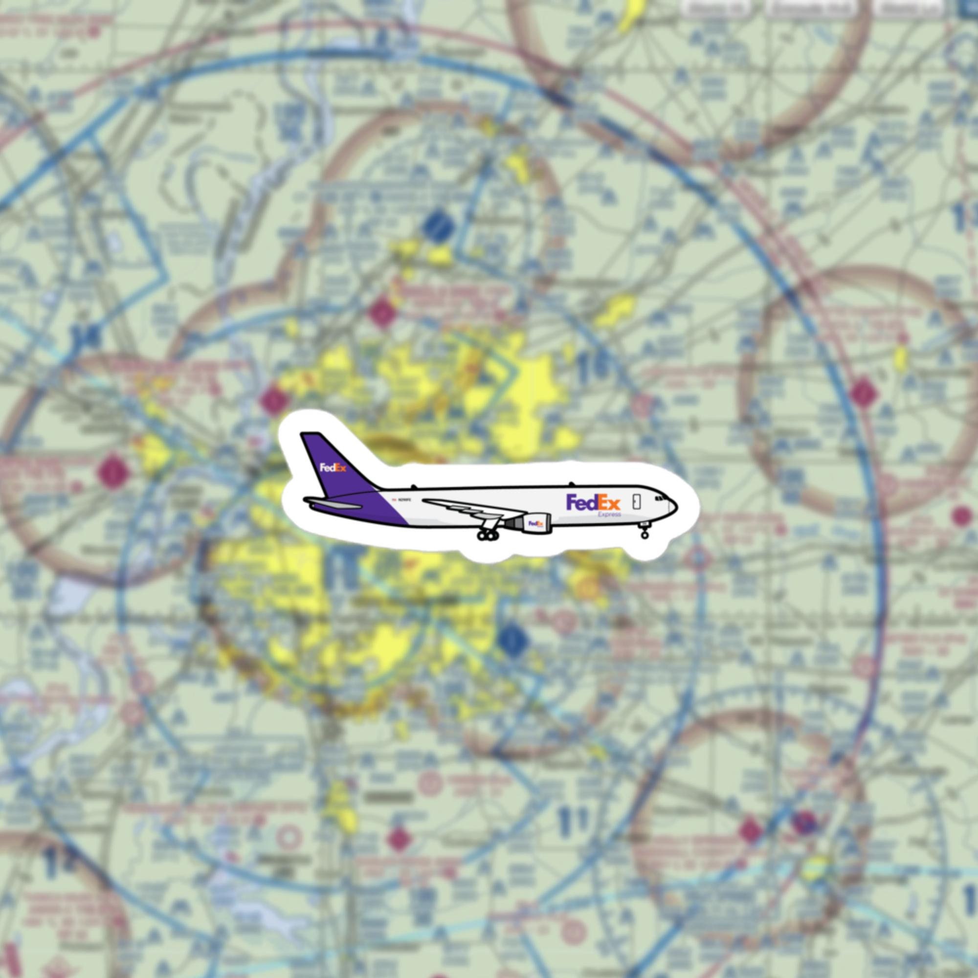 Fedex Boeing 767 Cargo Plane Sticker Decal - Etsy