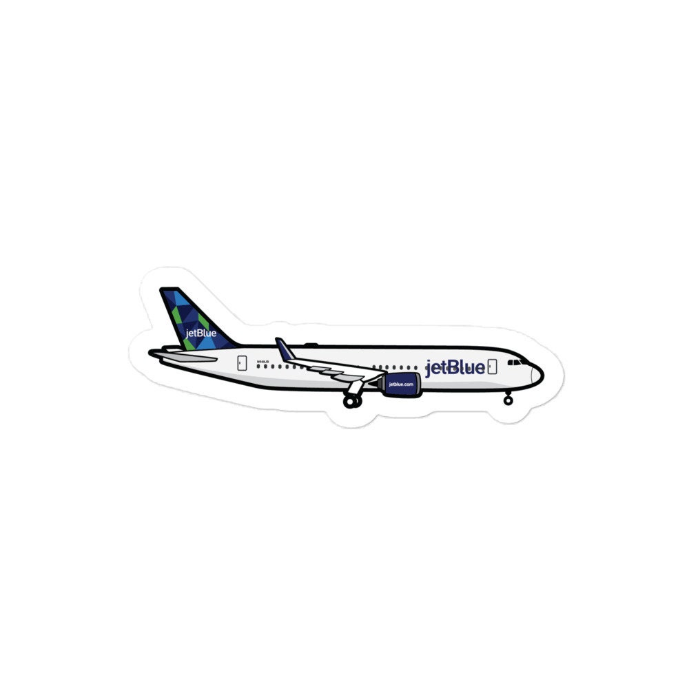 Jetblue A320 Sticker Decal - Etsy