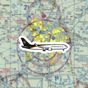 UPS Boeing 767 Cargo Plane Sticker Decal - Etsy