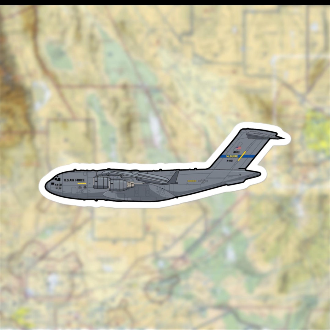 C-17 Globemaster III Mcguire AFB Decal - Durable Vinyl Military ...
