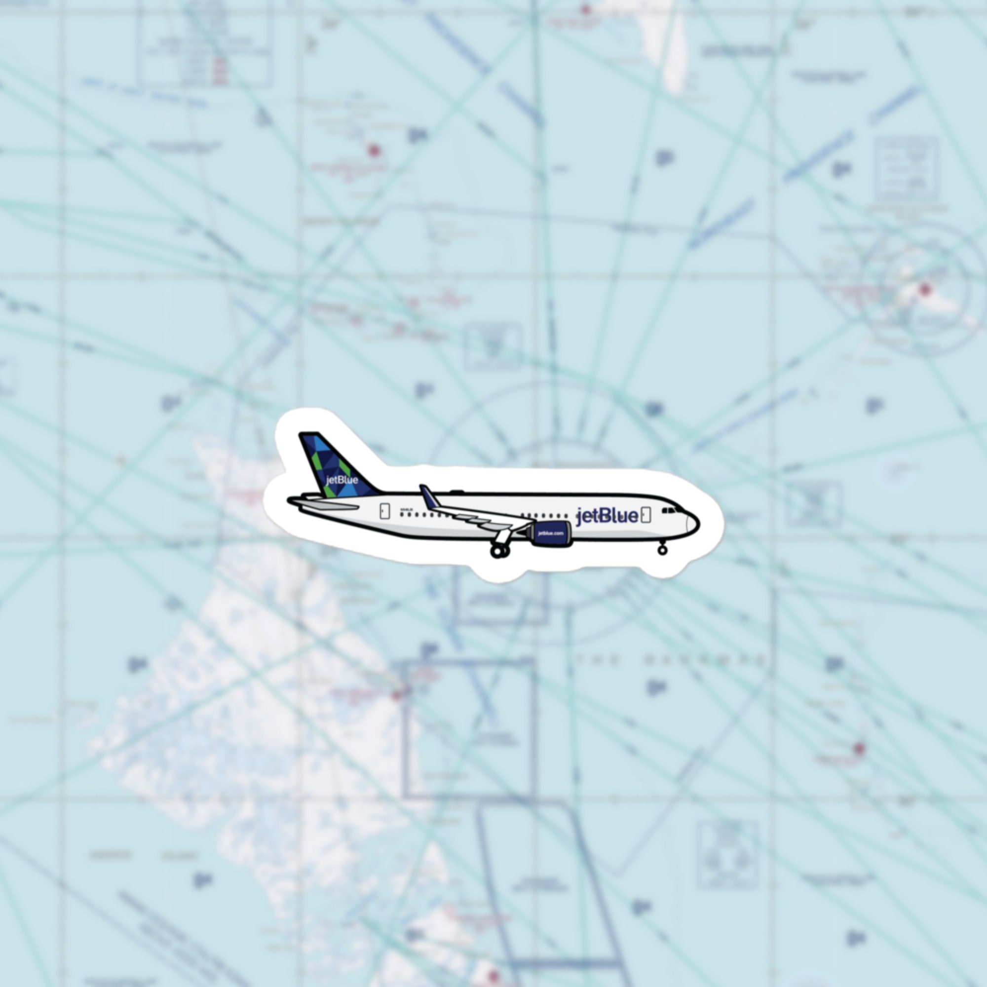 Jetblue A320 Sticker Decal - Etsy