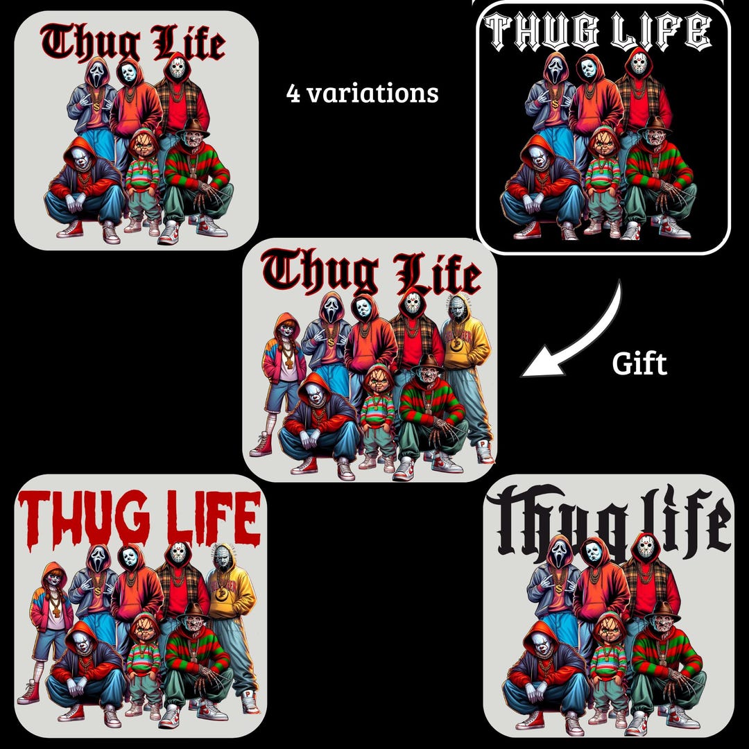 Thug Life Horror Movie Png, Horror Movie Michael Myers, Jason ...