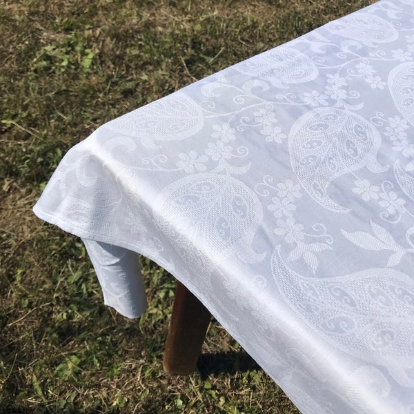 White Damask - Etsy