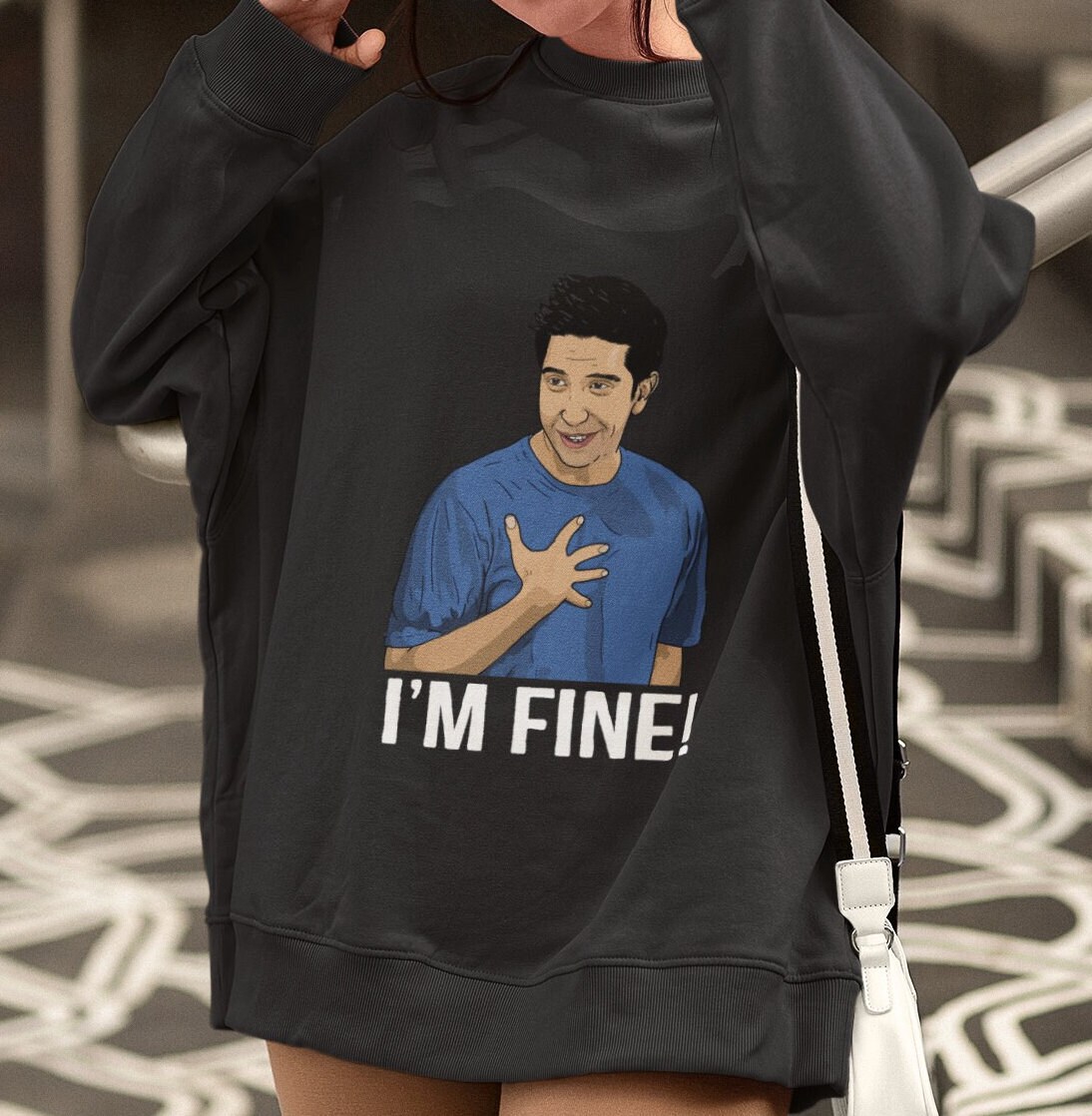 I Am Fine Svg, Ross Geller Svg, Ross Friends SVG, Friends PNG, Personal ...