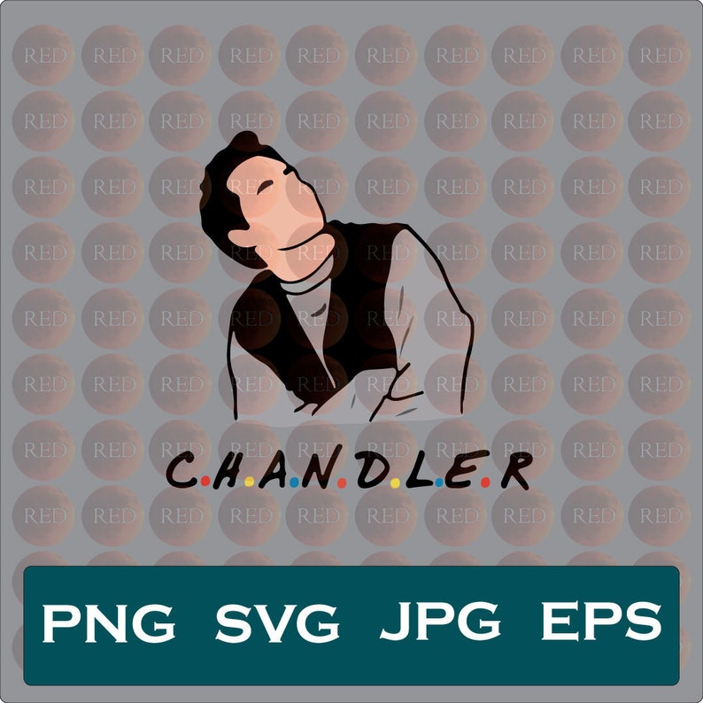 Matthew Perry Svg Chandler Friends SVG Friends Tv Show EPS - Etsy Israel