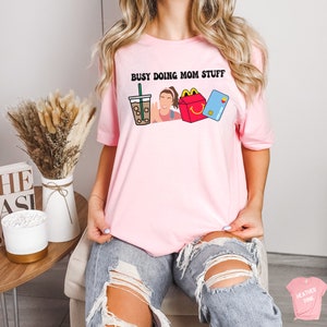 Busy Doing Mom Stuff With Ms Rachel Short Sleeve Tee Oversized Mom ...
