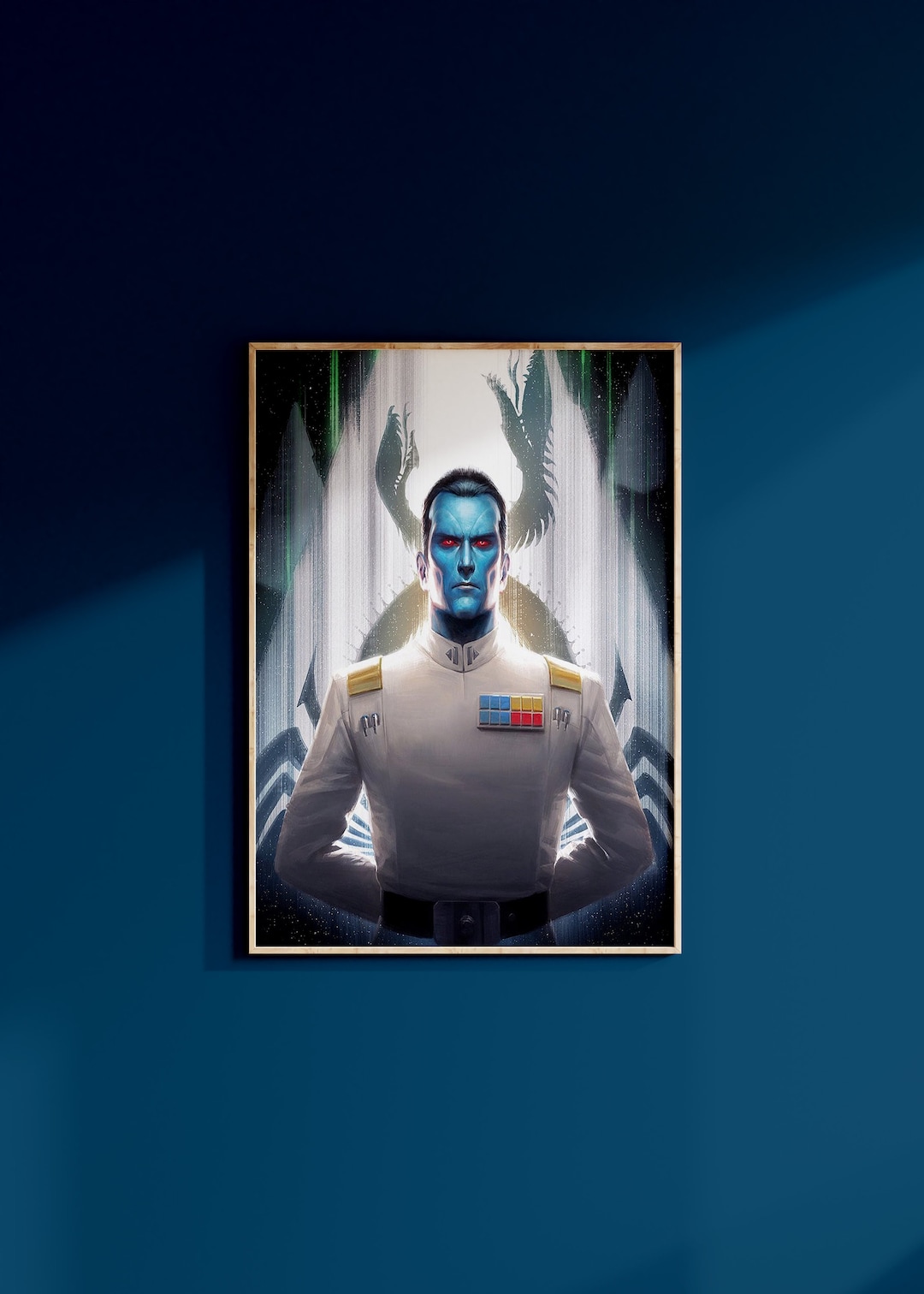 Star Wars Grand Admiral Thrawn Poster Art Print May the 4th Wall Art ...