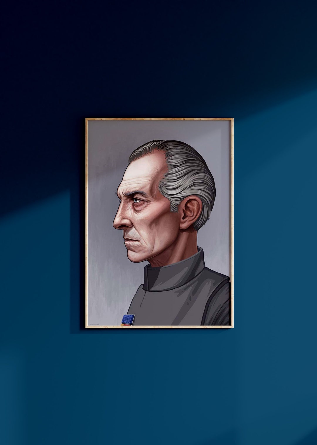 Star Wars Grand Moff Tarkin Poster Art Print May the 4th Shirt Galaxy's ...
