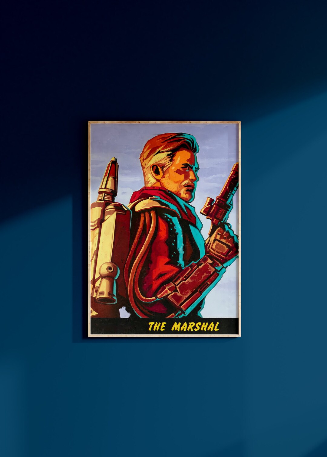 Star Wars the Marshal Cobb Vanth the Mandalorian Poster Print May the ...