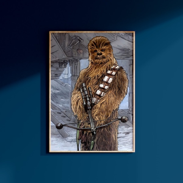 Him Solo Chewbacca Poster - Etsy