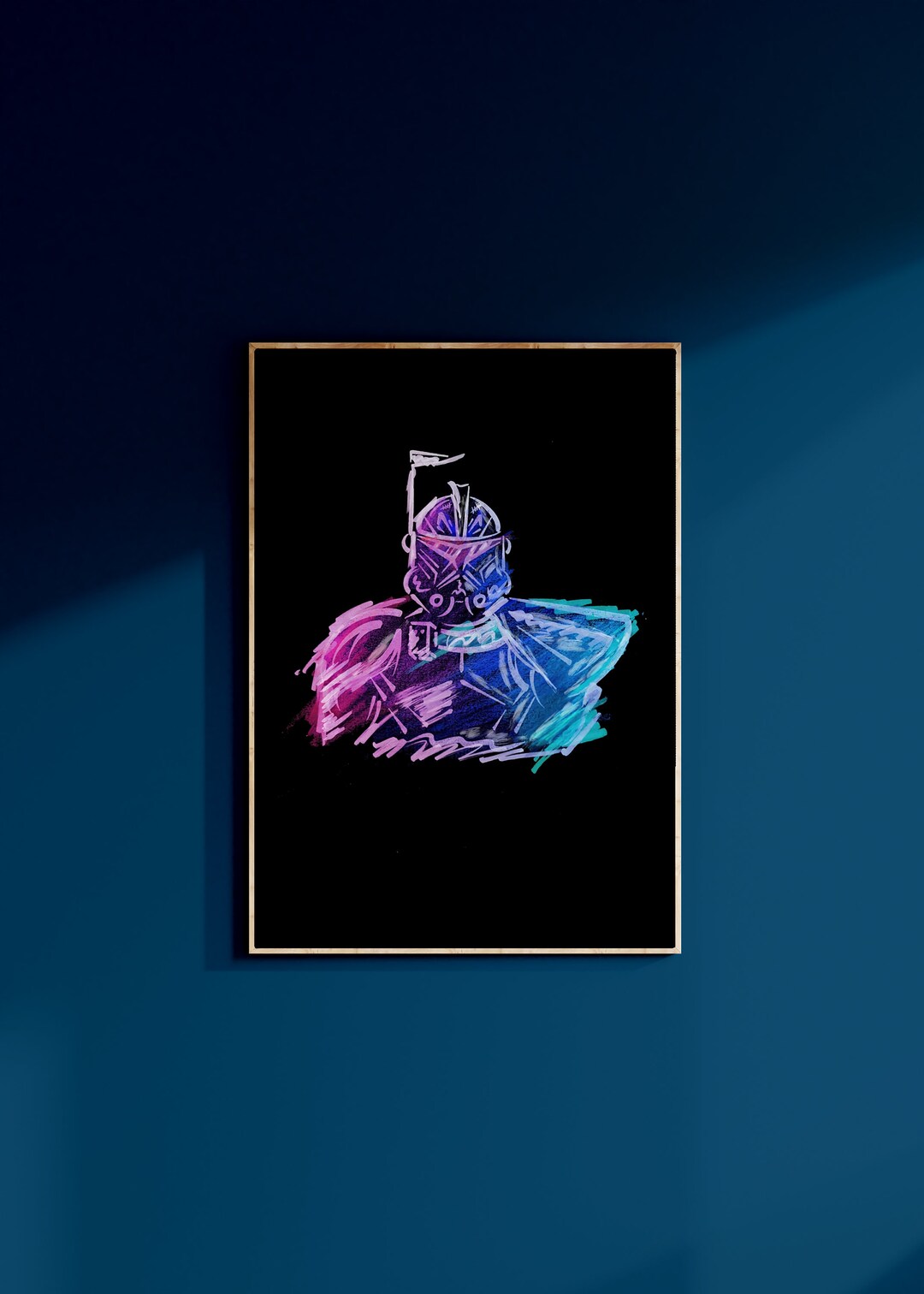 Captain Rex 501st Legion Poster Art Print Clone Wars Wall Art the Bad ...