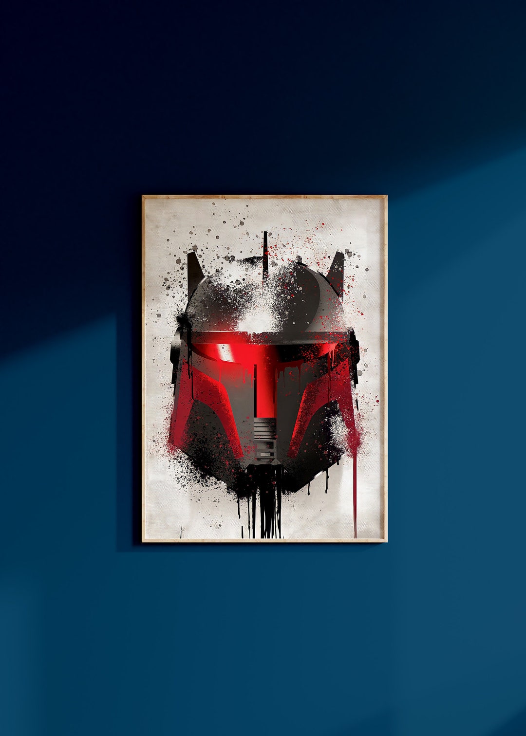 Star Wars the Mandalorian Moff Gideon Poster Print May the 4th Wall Art ...