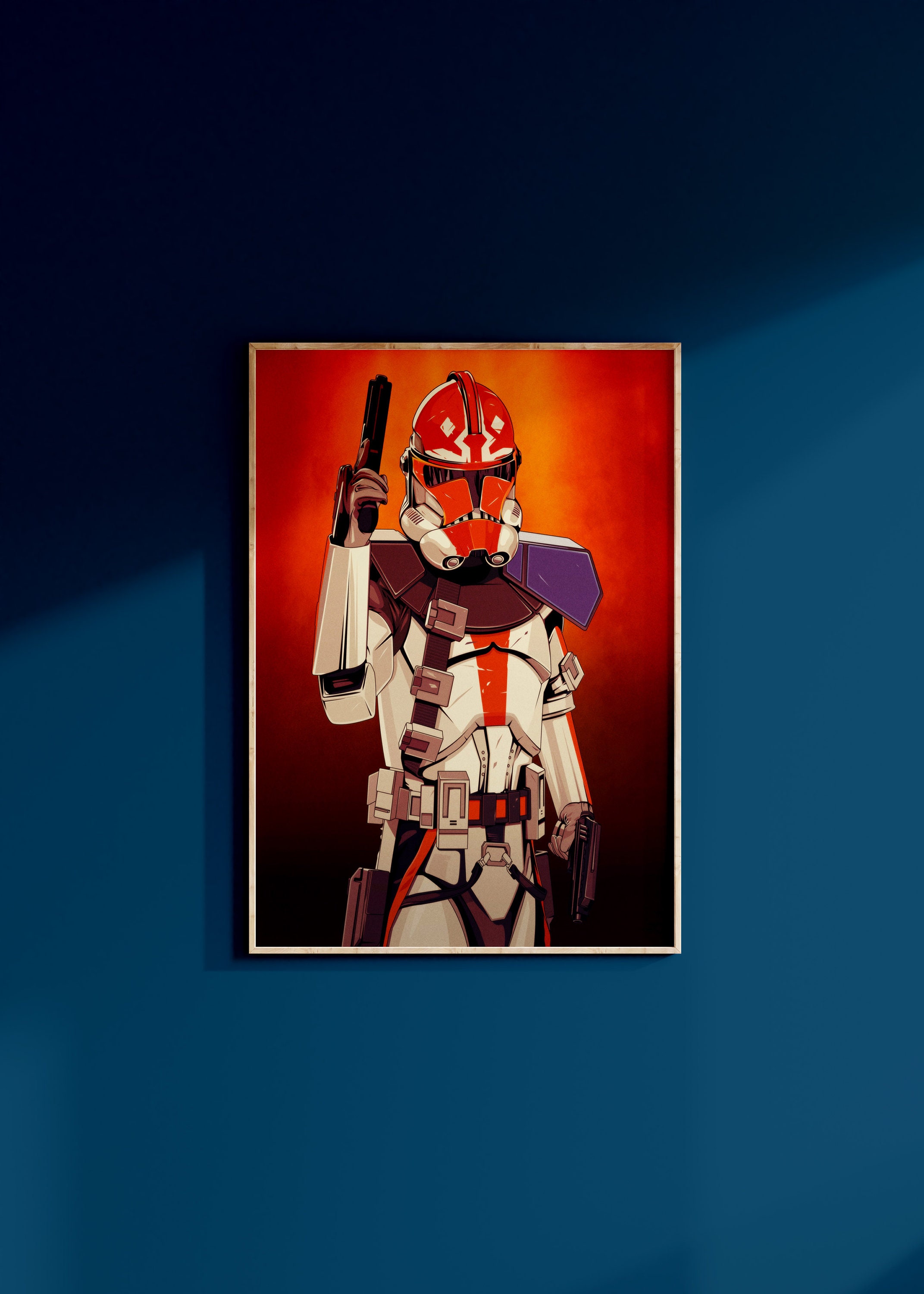 Star Wars Ahsoka Tano Clone Trooper 332nd Company Poster Art Print May ...