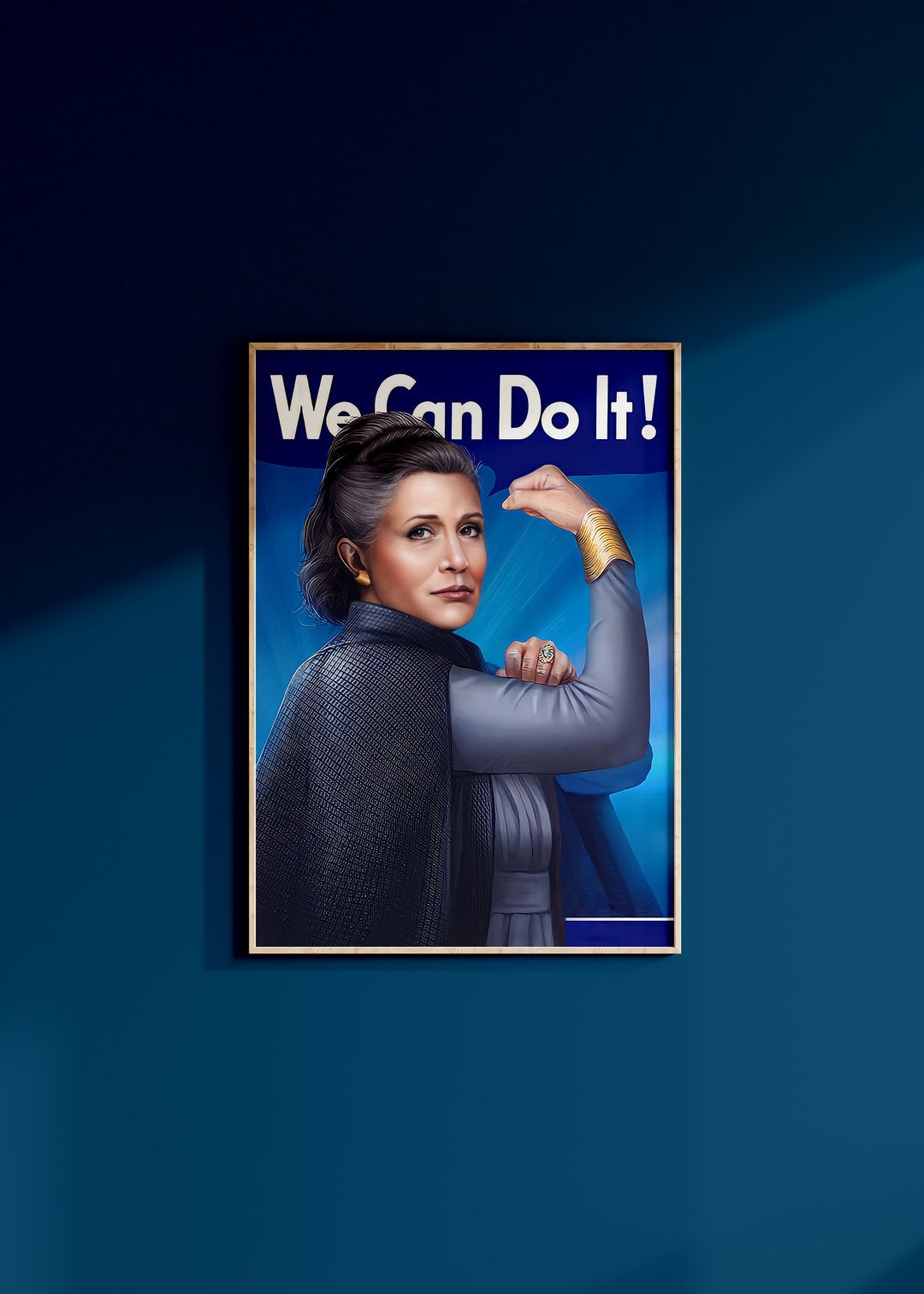 Star Wars Princess Leia Poster Art Print May the 4th Wall Art Galaxy's ...