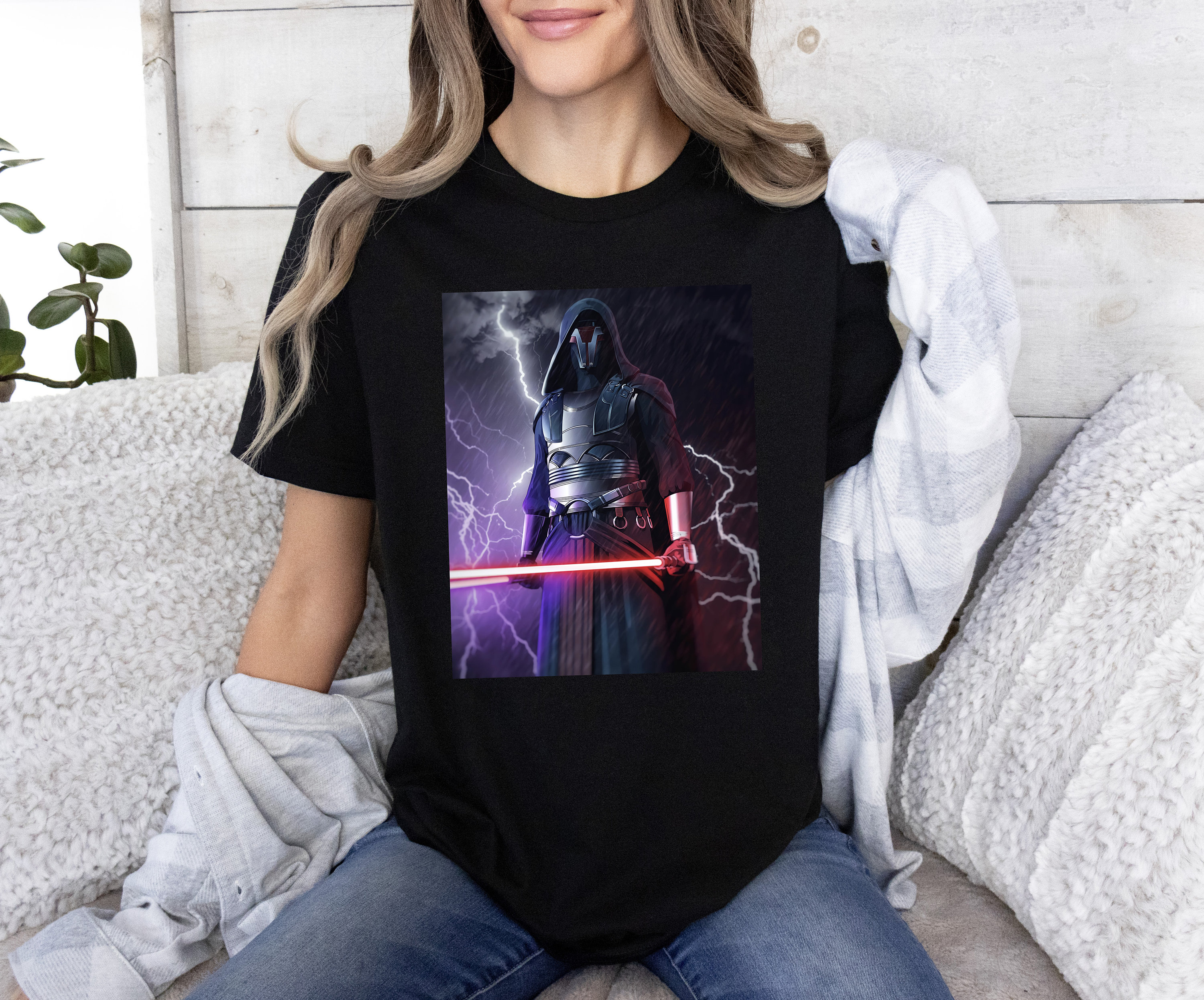 Darth Revan Sith Lord T-shirt Dark Side Shirt Unisex Premium Shirt for ...