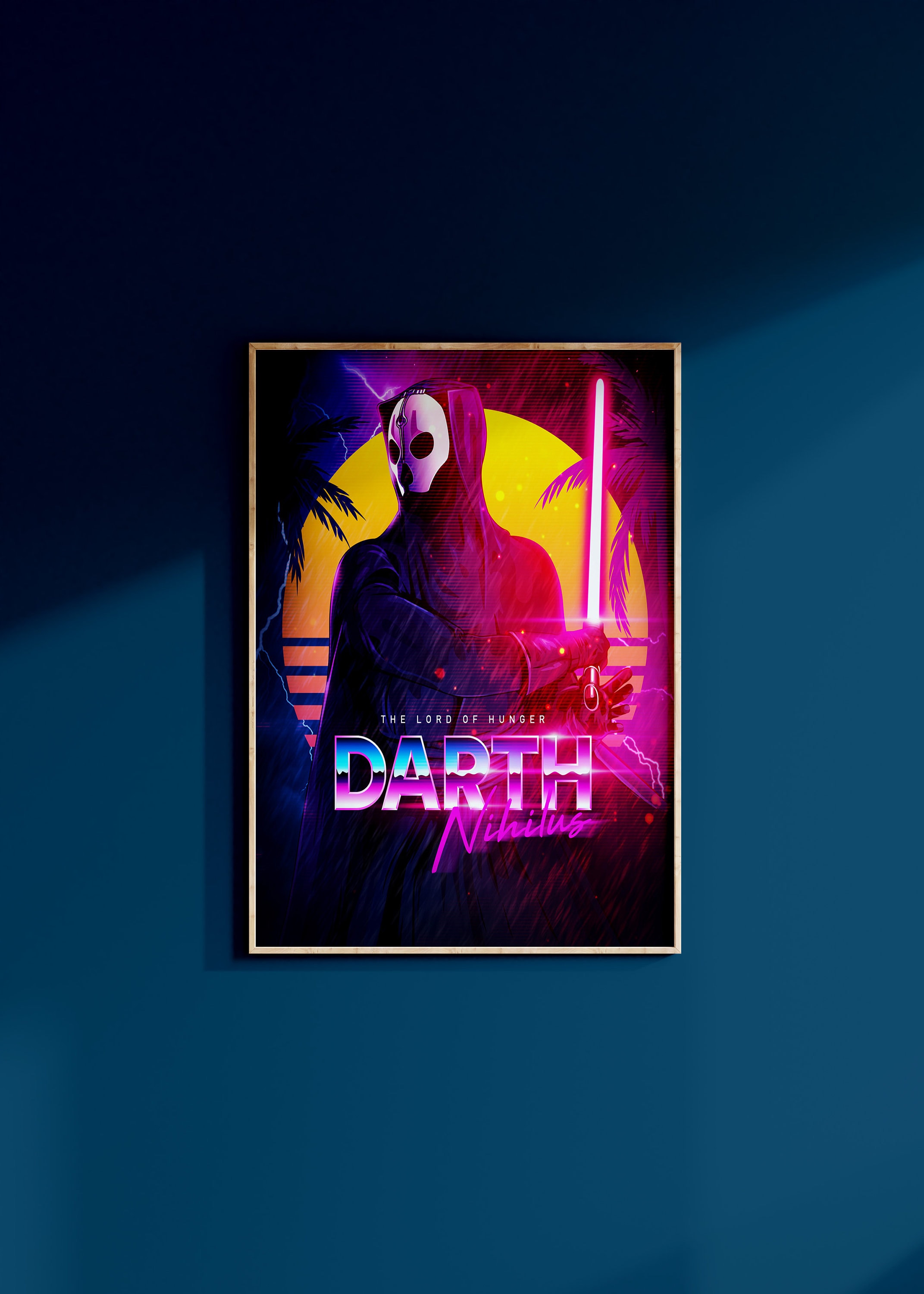 Star Wars Darth Nihilus Dark Side Sith Lord Poster Art Print May the ...